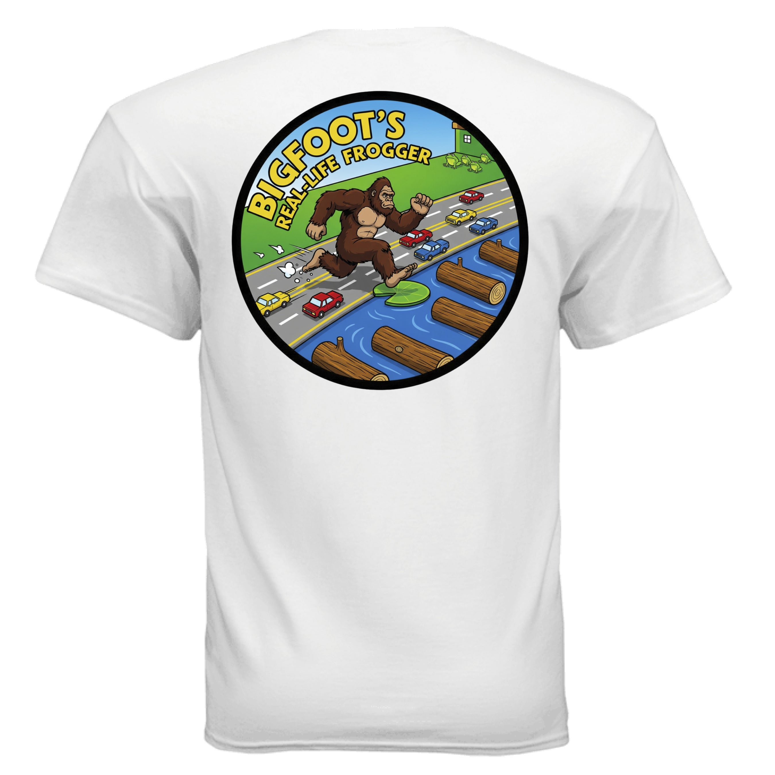 Bigfoot Frogger – Midnight Squatch Tees
